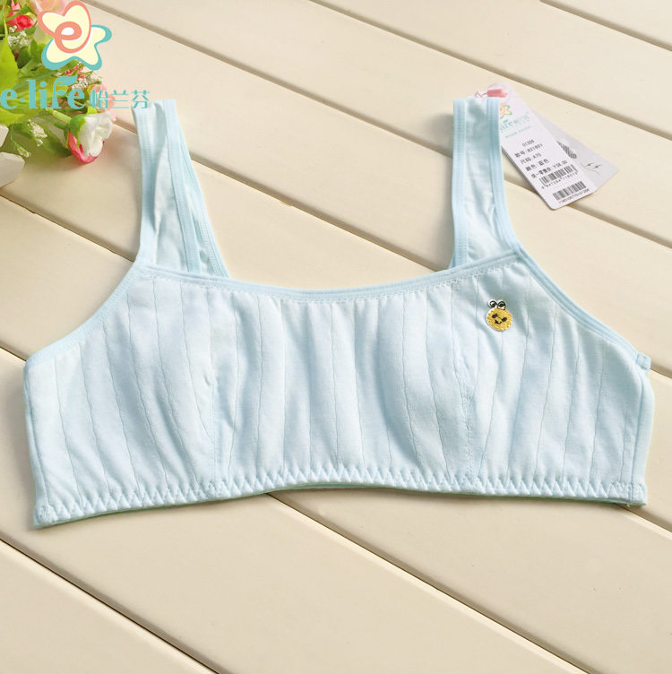 Купить Бюстгальтер 2件包邮 怡兰芬新品 纯色薄款少女文胸学生发育期内衣棉质小背心 Yilan Fen в интернет ...