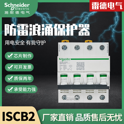 施耐德SPD后备保护器ISCB1 65H2防雷浪涌专用ISCB240H1电涌保护器-淘宝网