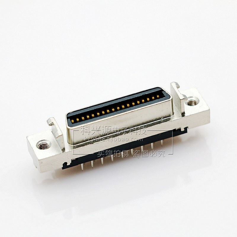 Ổ Cắm SCSI 14P/20P/26P/36P/50P Loại Rãnh Uốn Cong Chân 90 Độ Uốn Cong Nữ Ghế Thẳng 180 Độ Nữ ...