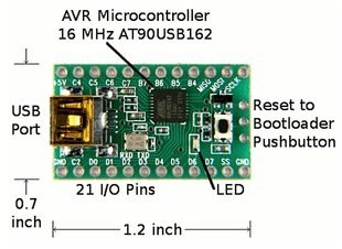 Купить Guitar Hero teensy arduino usb avr mkii usb isp at90usb162 в ...