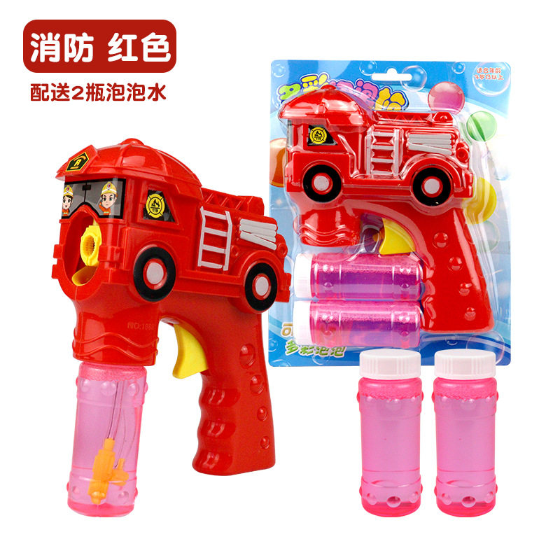 Engineering vehicle bubble machine children’s bubble blowing toy fire ...
