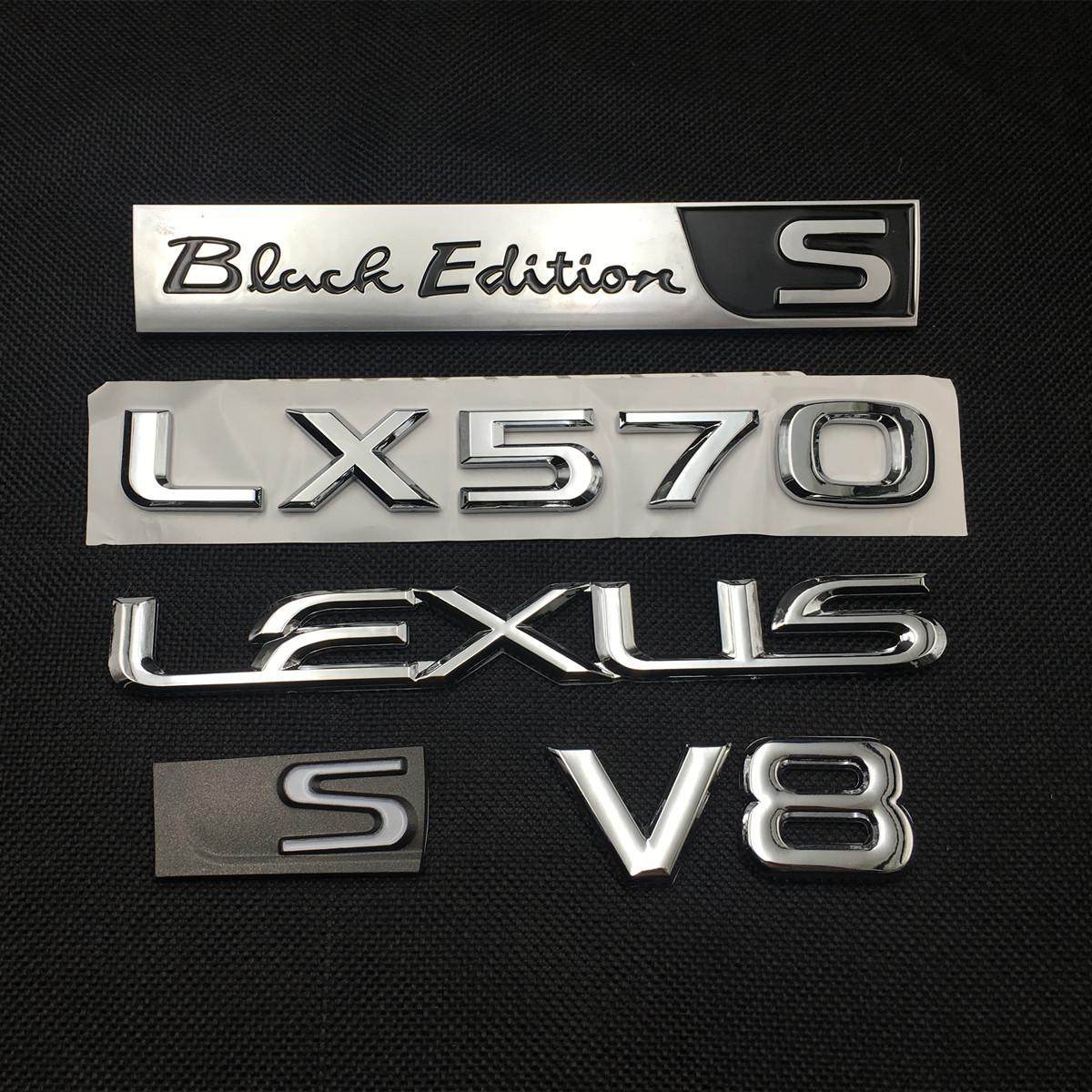 decal xe oto Thích hợp cho logo xe Lexus LX570 Nhãn dán ô tô Lexus Nhãn ...