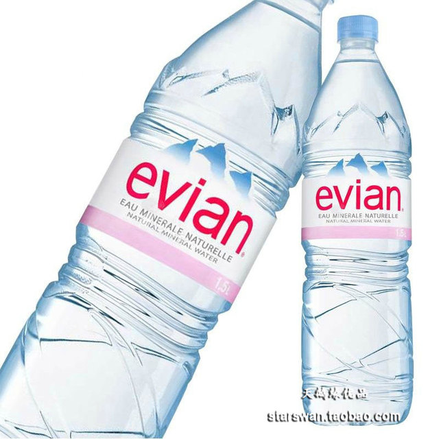 에비앙 에비앙 에비앙 미네랄 워터 1500ml1.5L 수입 약 천연 알칼리성 물 약 12 병 Evian 물 :: 하오마켓