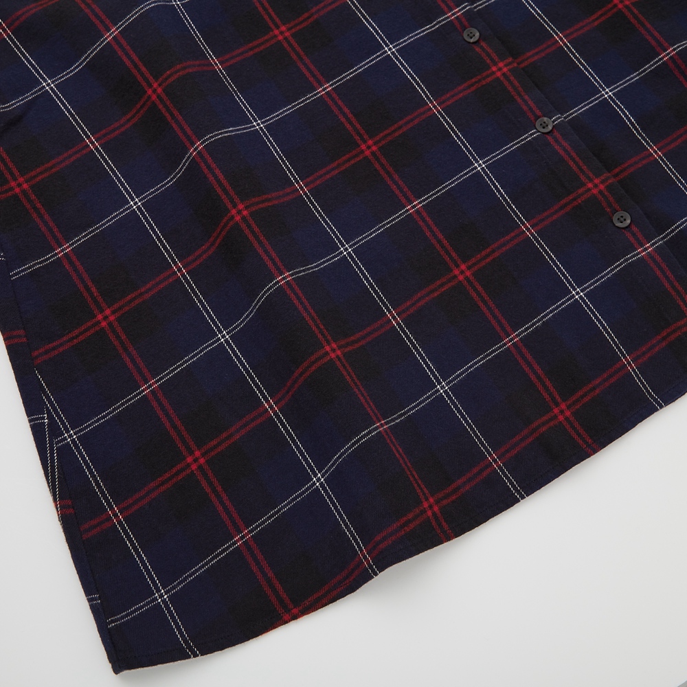 Купить Женщины фланель A шрифт платье ( длинный рукав ) 432506 Uniqlo ...