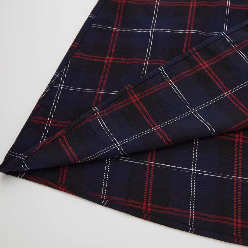 Купить Женщины фланель A шрифт платье ( длинный рукав ) 432506 Uniqlo ...