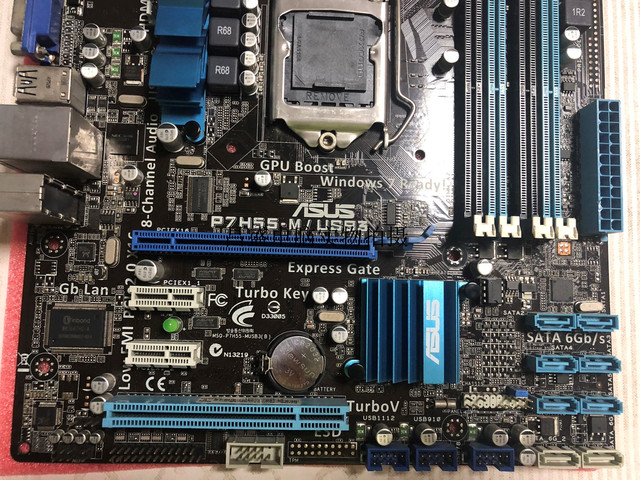 Motherboard Asus P7h55-m Lga1156 CPU I5-750