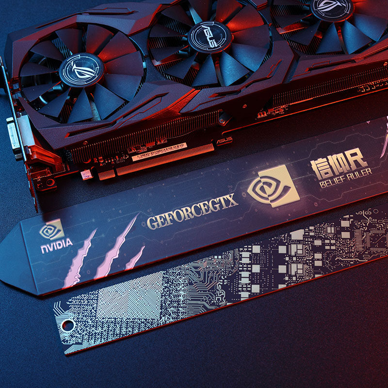 Купить Английский большой достигать Nvidia PCB Ruler правитель ...