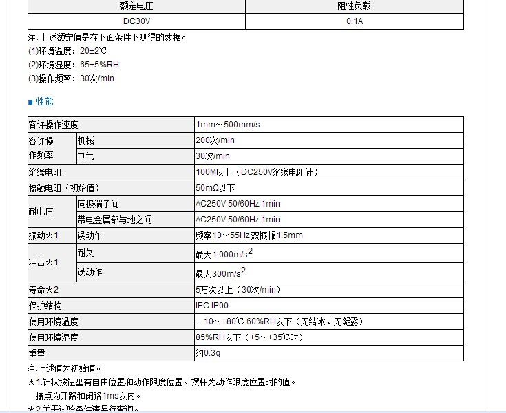 日本OMRON D2A-2110超小型微动检测行程限位开关 针式按押型开关-阿里巴巴